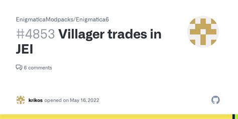 Villager Trades In Jei · Issue 4853 · Enigmaticamodpacksenigmatica6