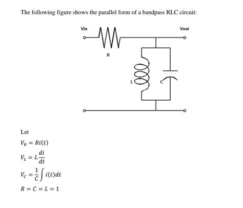 Solved The Following Figure Shows The Parallel Form Of A