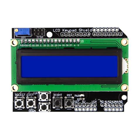 2018 Lcd1602 Lcd Keypad Shield Blue Backlight Lcd1602 Display Module Manufacturers And Suppliers