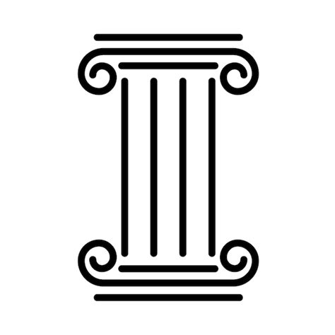 Premium Vector Pillar Icon For Graphic And Web Design