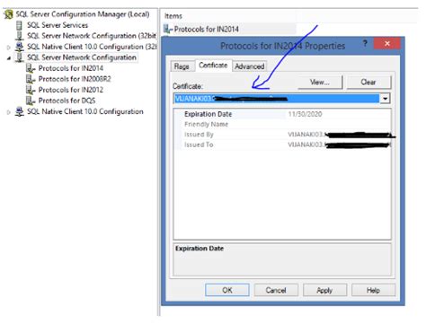 Using Certificates With SQL Server JBs Wiki