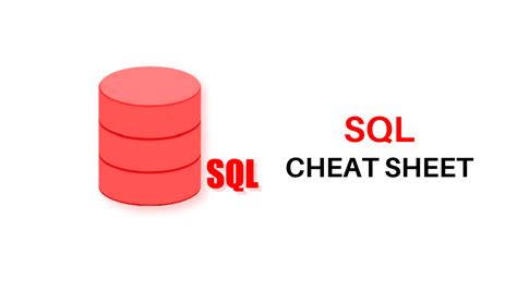 Download Sql Cheatsheet Pdf Buggy Programmer