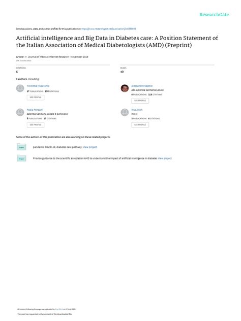 Artificialintelligence And Big Data Pdf Medical Diagnosis Machine