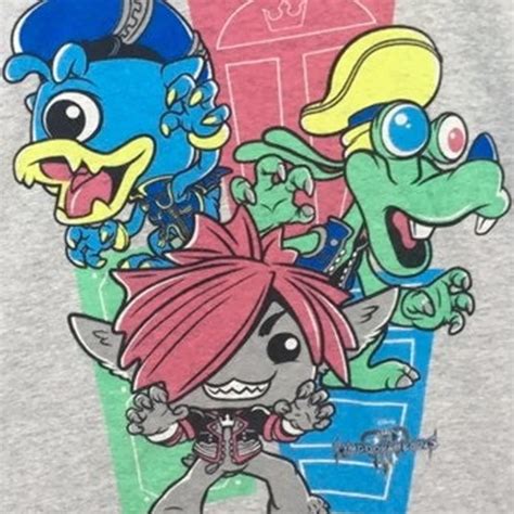 Mens Kingdom Hearts Shirt Disney Square Enix Medi Gem