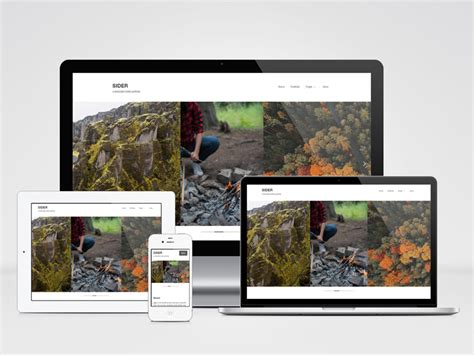 sider horizontally scrolling wordpress theme freebiesjedi
