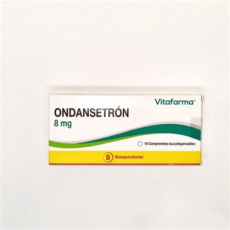 Ondansetrón 8mg X 10 Comprimidos Bucodispersables