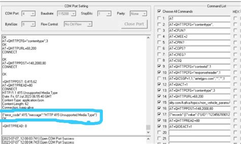 custom content type in post in ec200u lte standard module