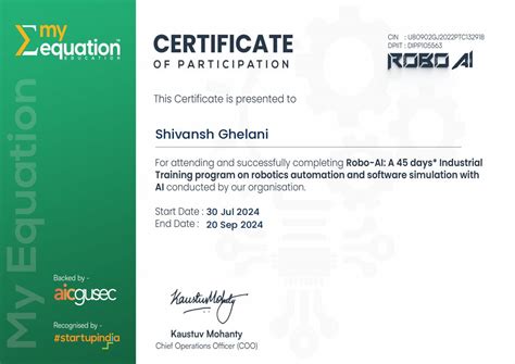ai robotics automation softwaresimulation learning shivansh ghelani