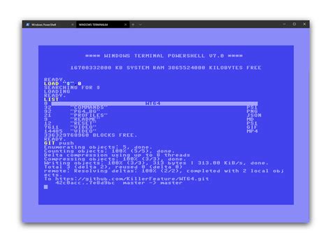 Wt64 C64 Styled Windows Terminal Software Retro Computing