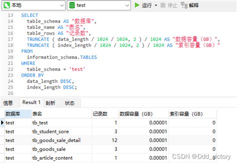 Mysql如何查看数据库、表占用磁盘大小mysql查看数据库占用空间 Csdn博客
