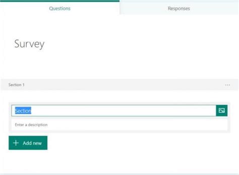 How To Add A Section To Microsoft Forms The Training Lady