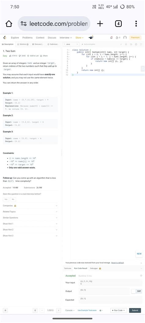 Pranesh Kumar S On Linkedin I Have Completed 10 Problems In Leetcode