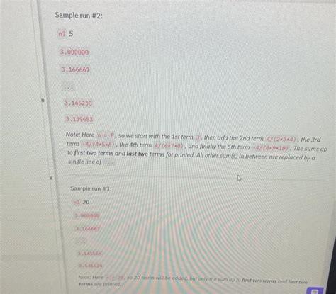 solved lab 6 ex3 finding at using the nilakantha s series