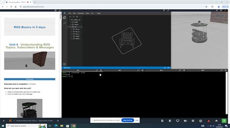 Bug Simulation Not Connected Ros Basics In 5 Days Python The Construct Ros Community
