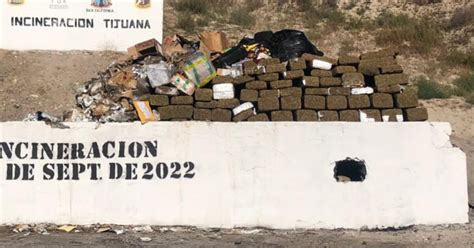 Metanfetamina Mariguana Fentanilo Y Cocaína En Sólo Dos Días Autoridades Incineraron Más De