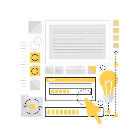 Web Programming System Stock Vector Illustration Of Layout 301122824