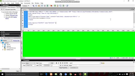How To Use Dreamweaver Pt1 Youtube