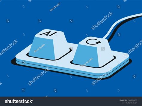 Keyboard Two Keys Ai Repeat Artificial Stock Vector Royalty Free 2368336699 Shutterstock