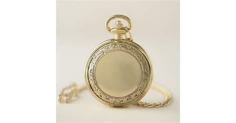 Create Your Own Pocket Watch Template Add Image Zazzle