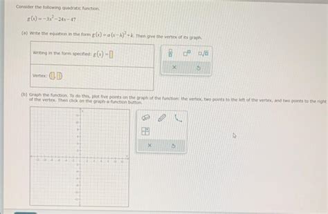 solved consider the following quadratic function