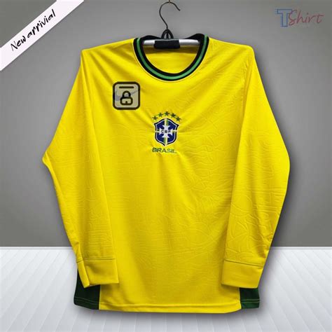 Brazil Thai Premium Football Jersey For Men Full Sleeve Jersey