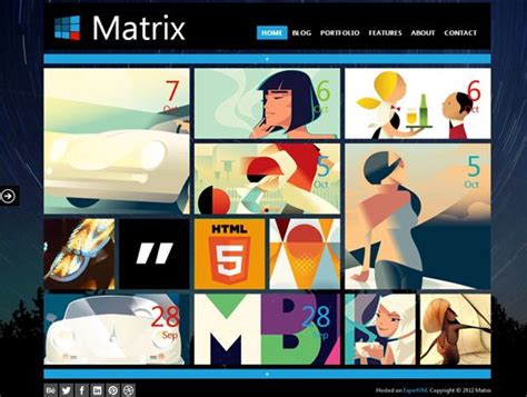 win8 metro ui风格的wordpress模板设计 设计达人