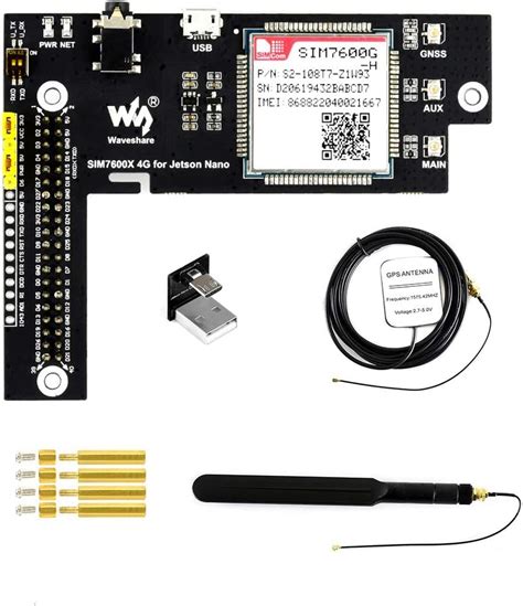 Waveshare Jetson Nano G G G GNSS Expansion Board Based On SIM G H Supports Global LTE CAT