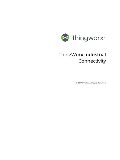 Thingworx Industrial Connectivity Manual Pdf Component Object Model Modem