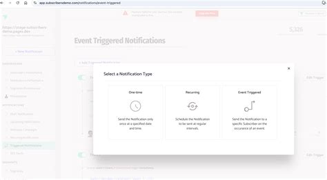Subscribers New Custom Events Web Push Notifications Easily Automate The Sending Of Custom
