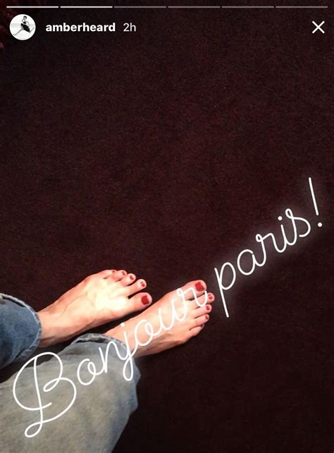 Amber Heard S Feet