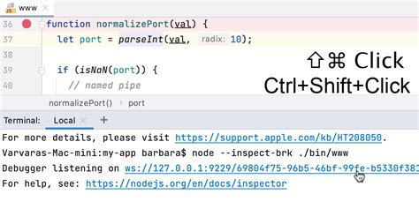 Start The Debugger Session Webstorm Documentation