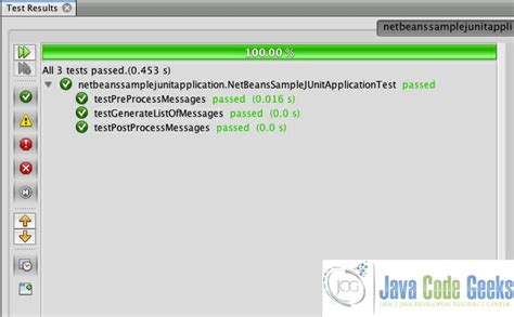 JUnit NetBeans Example Java Code Geeks