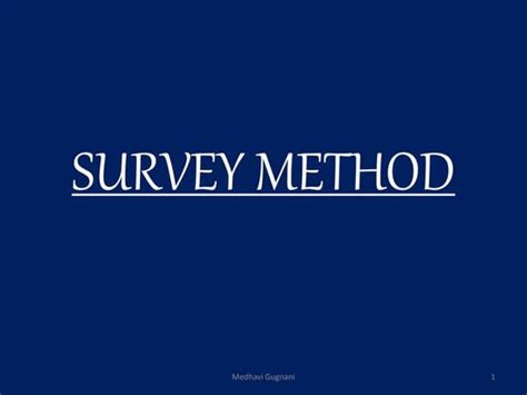 Observation As A Method Of Data Collection Ppt