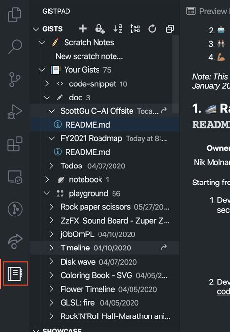 can no longer see gistpad in sidebar · issue 154 · lostintangent