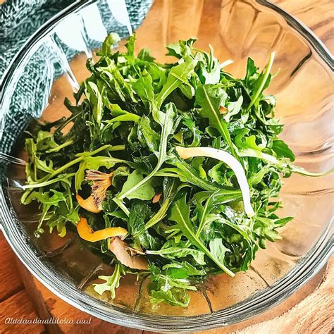 Zingy Dandelion Salad Recipe Backyard Greens Done Right Cooking Crusade