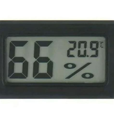 Jual Mini Digital Termometer Higrometer Hidroponik Jamur Ulat Kandang