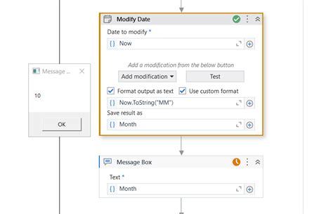 How Do I Extract The Month Number Out Of Todays Date In The Modify