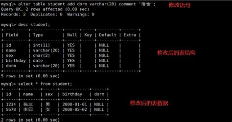 Mysql Mysql表的操作 Csdn博客