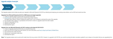 Lifecycle Services For Dynamics Ax Upgrade Analysis