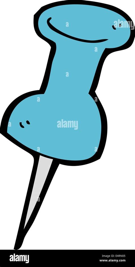 Cartoon Drawing Pin Stock Vector Image And Art Alamy