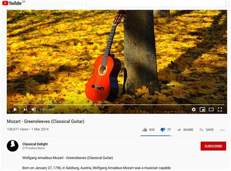 not only wrong composer but also not a classical guitar as they used