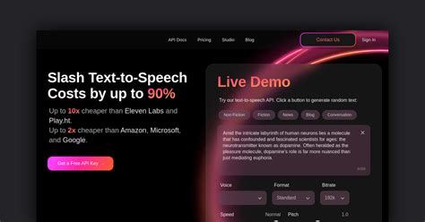 Unreal Speech Groundbreaking Text To Speech API With Stunning Realism Deepgram