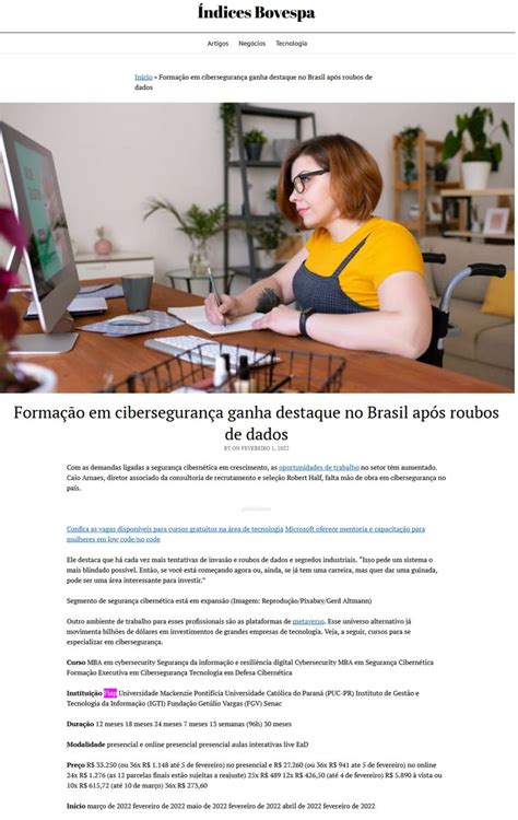 Índices Bovespa NotÍcias FormaÇÃo Em CiberseguranÇa Ganha Destaque No Brasil ApÓs Roubos De