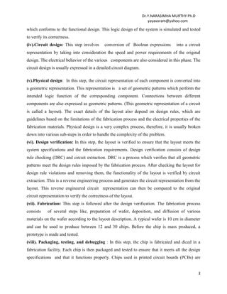 Vlsi Physical Design Notes DOCX Vlsi Physical Design Notes DOCX