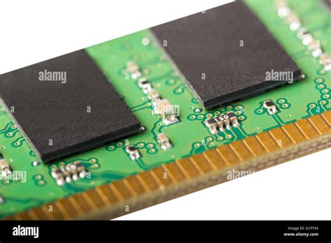 Electronic Collection Computer Random Access Memory Ram Modules Isolated On The White