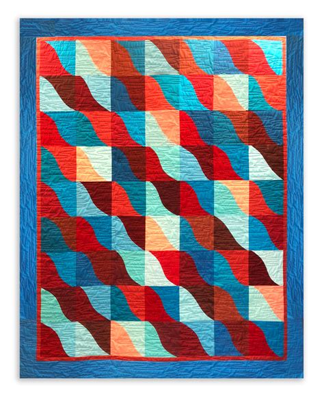 Wave Runner Cozy Quilt Designs Pattern Jordan Fabrics