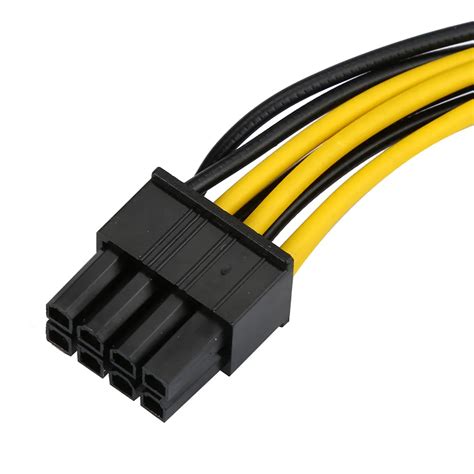 6 pin to 8 pin PCI Express Power Converter Cable for GPU Video Card ...