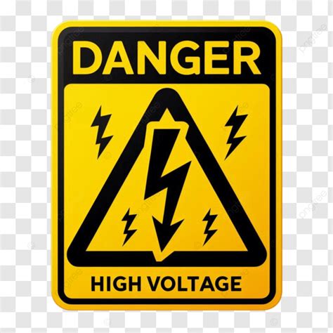 Danger High Voltage Sign Vector Design Danger Icon High Voltage Icon