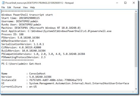 Log Powershell Command Outputs With Group Policy 4sysops