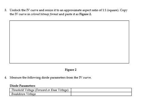 Solved Part 1 Current Voltage Characteristic Curve Of A